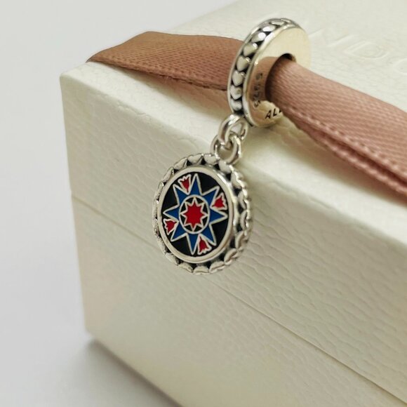 Pandora | Jewelry | Pandora Faith Lancastex Flag Exclusive Charm | Poshmark